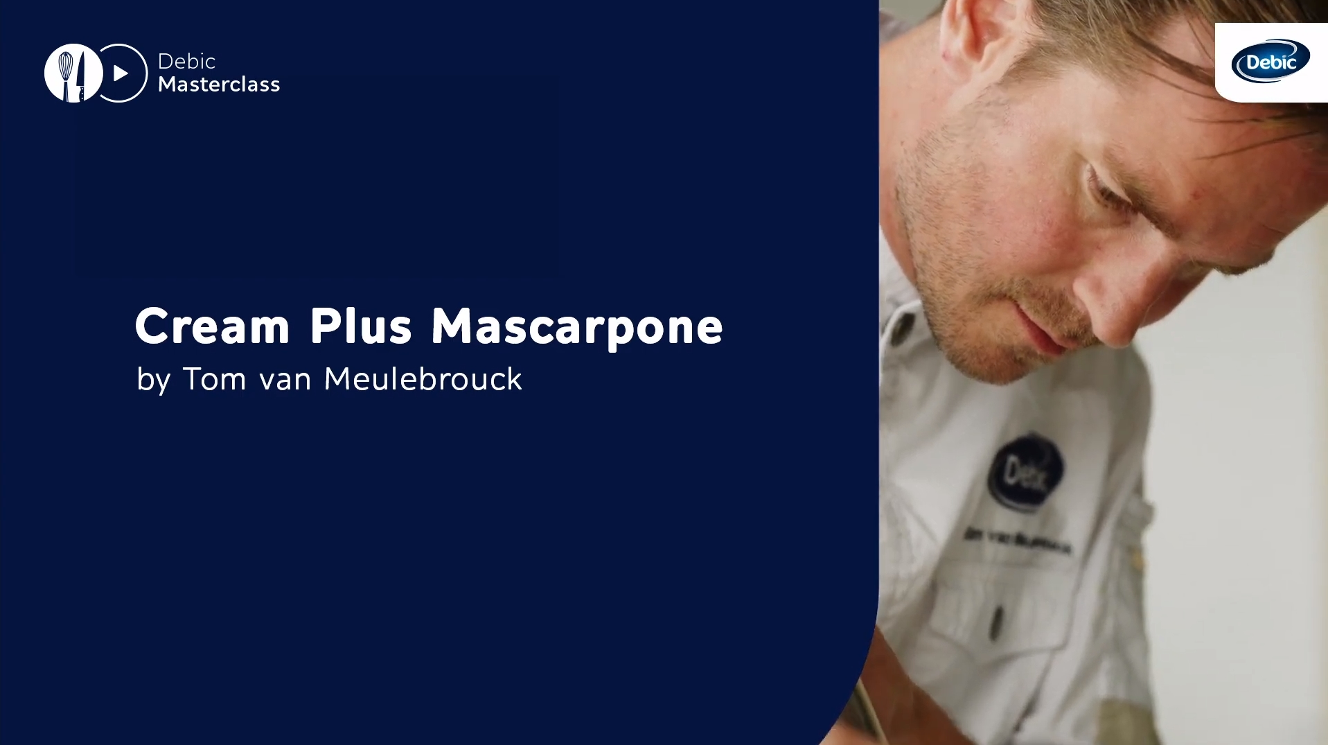 Masterclass Cream plus Mascarpone for Chefs Tom van Meulebrouck | Debic - EN - Masterclass Event ...